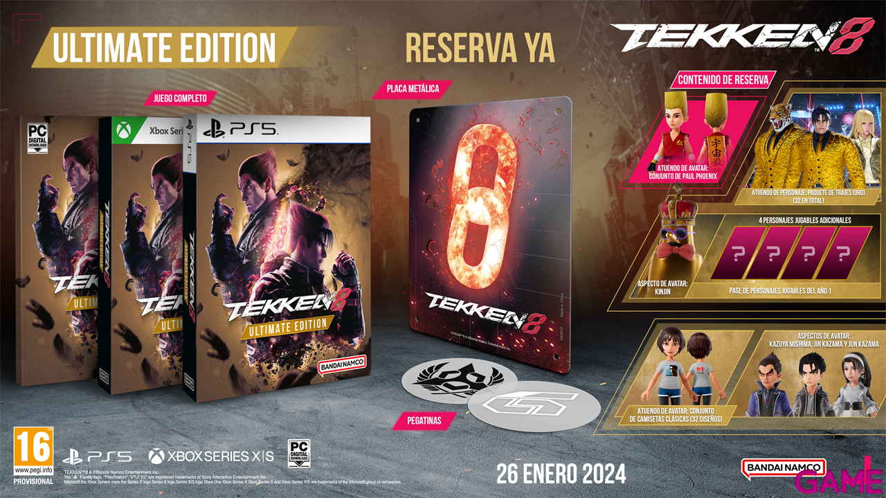 Tekken 8 Ultimate Edition. Xbox Series X: GAME.es