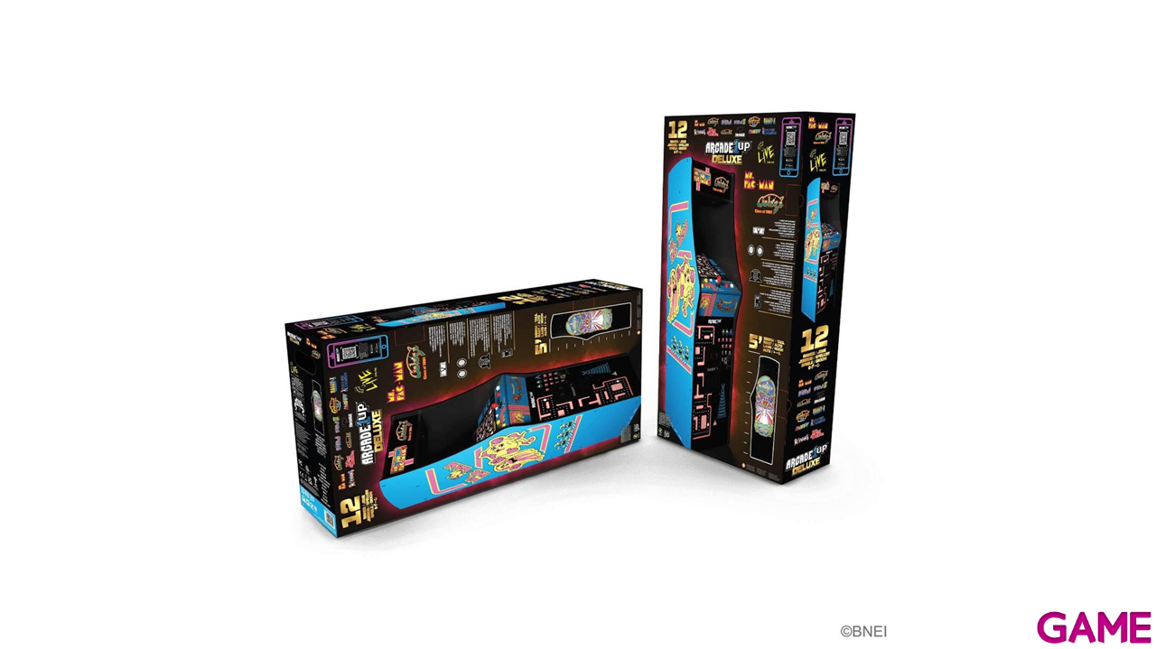 Arcade1Up Ms. Pac-Man vs Galaga Class of 81 Deluxe Arcade Machine ...