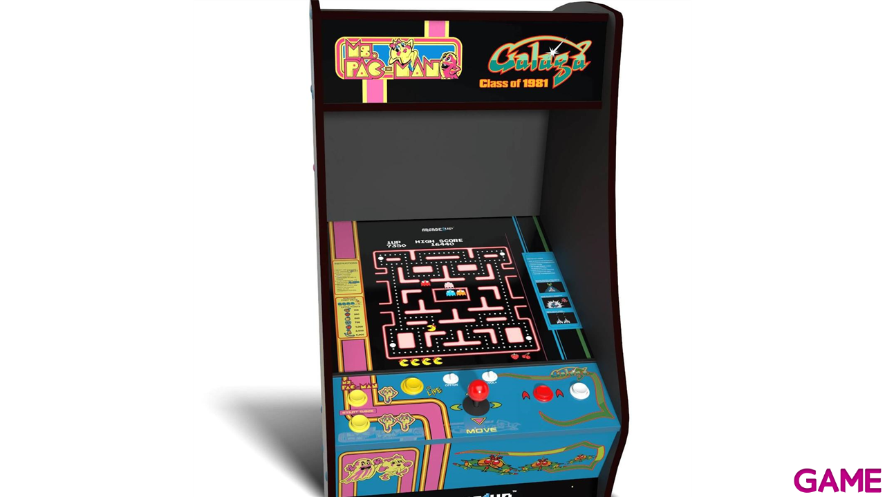 Arcade1Up Ms. Pac-Man vs Galaga Class of 81 Deluxe Arcade Machine ...
