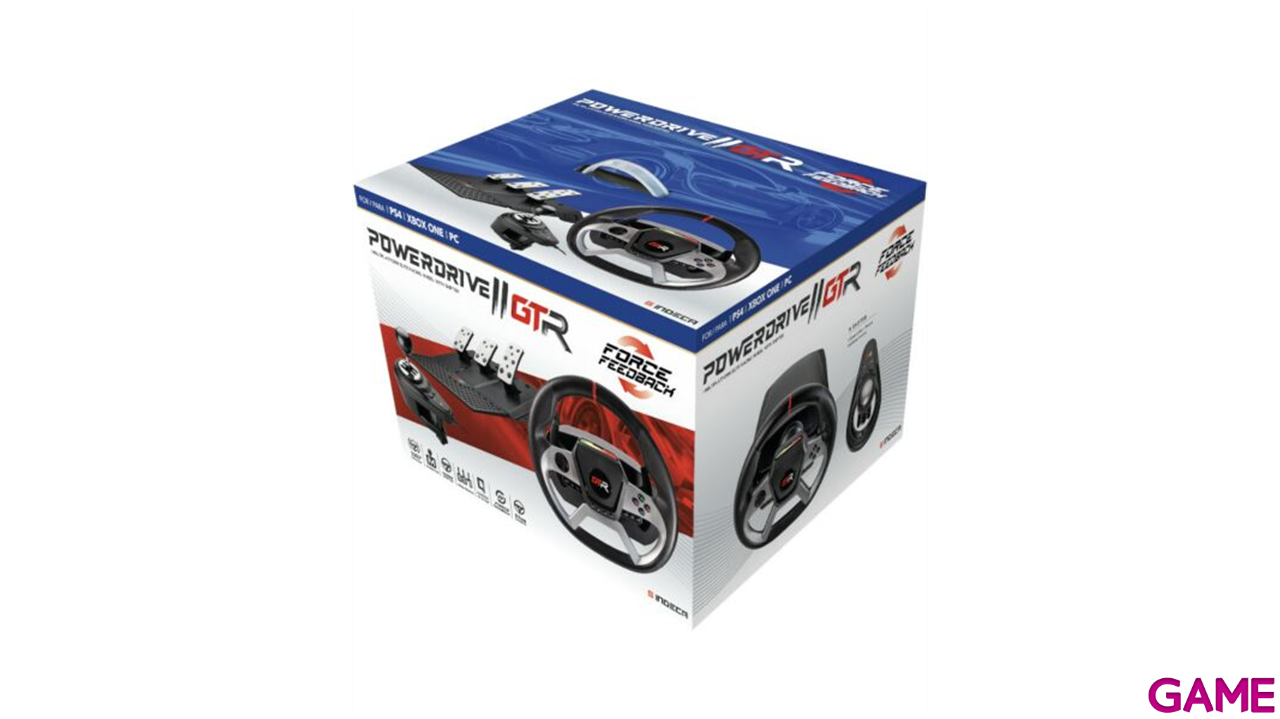 Indeca Powerdrive2 GTR Force Feedback - Volante. Multi Plataforma: GAME.es