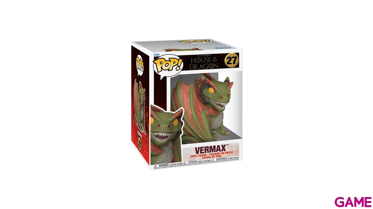 Figura POP Television House of the Dragon Vermax. Merchandising: GAME.es