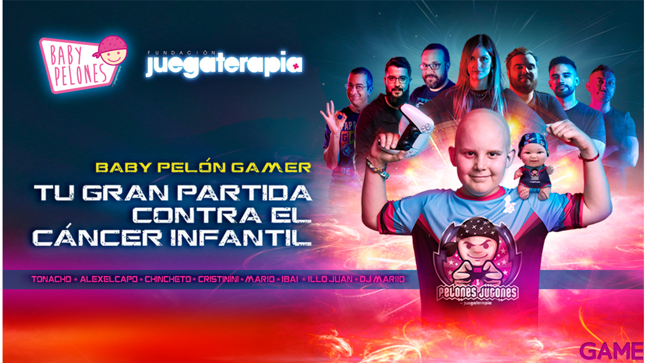 Muñeco Baby pelon gamer. Merchandising: GAME.es