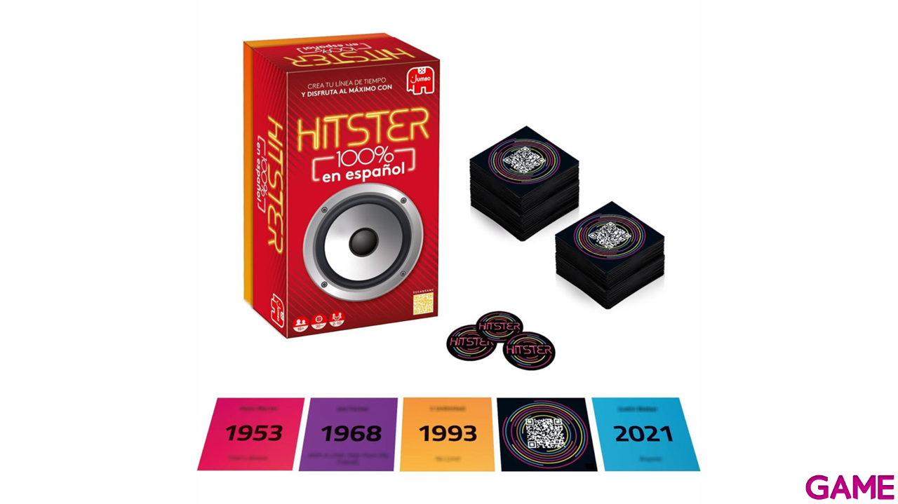 Hitster 100% En Español. Merchandising: GAME.es
