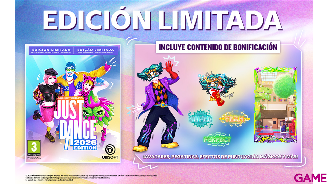Just Dance 2026 Limited Edition CIAB. Nintendo Switch: GAME.es