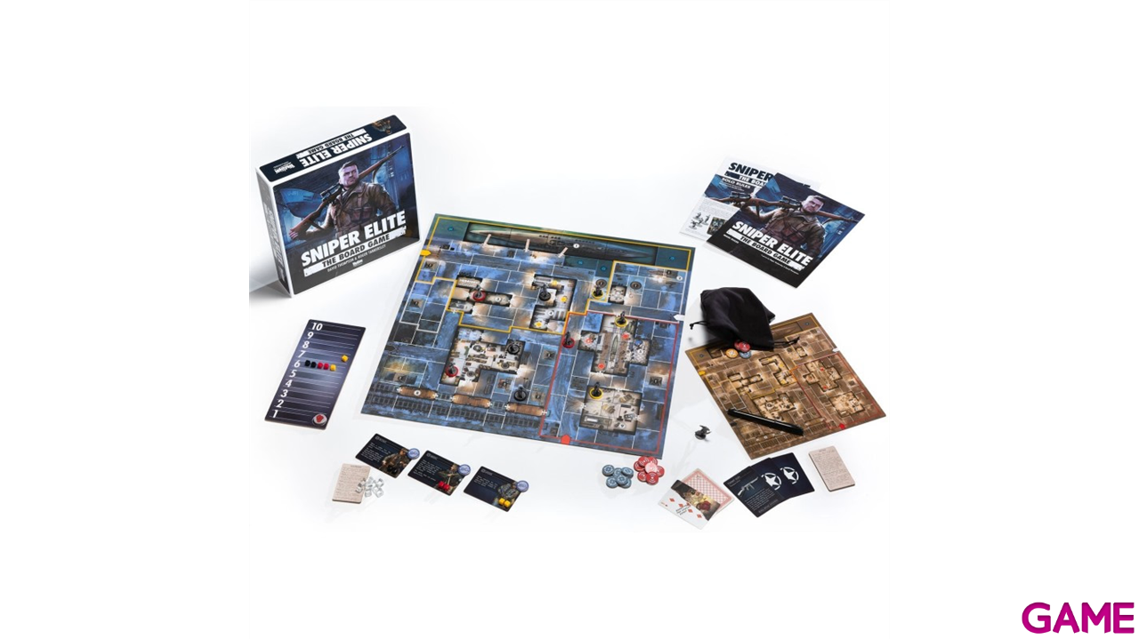 Sniper Elite: The Board Game. Merchandising: GAME.es