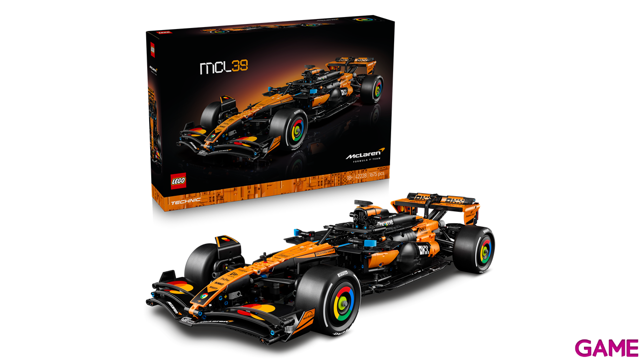 LEGO Technic Coche McLaren MCL39 F1 42228. Merchandising: GAME.es