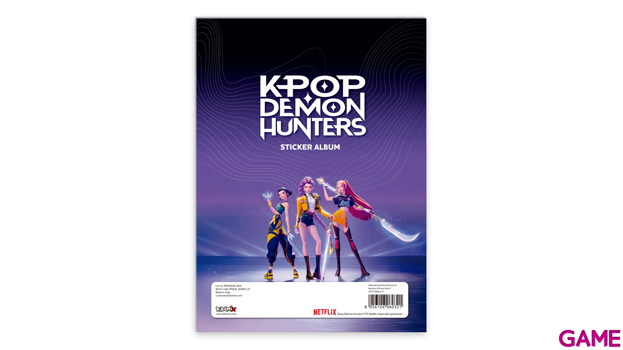 Starter pack de cromos K-Pop Demon Hunters (Album + 2 sobres ...