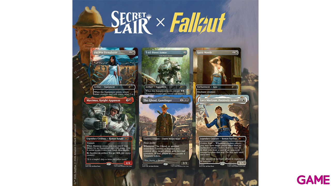 Secret Lair x Fallout: Beyond Vault 33. Merchandising: GAME.es