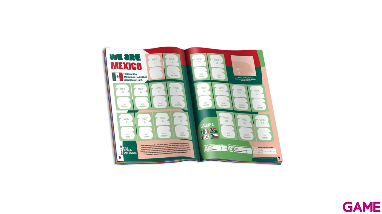 Álbum de cromos World Cup 2026. Merchandising: GAME.es