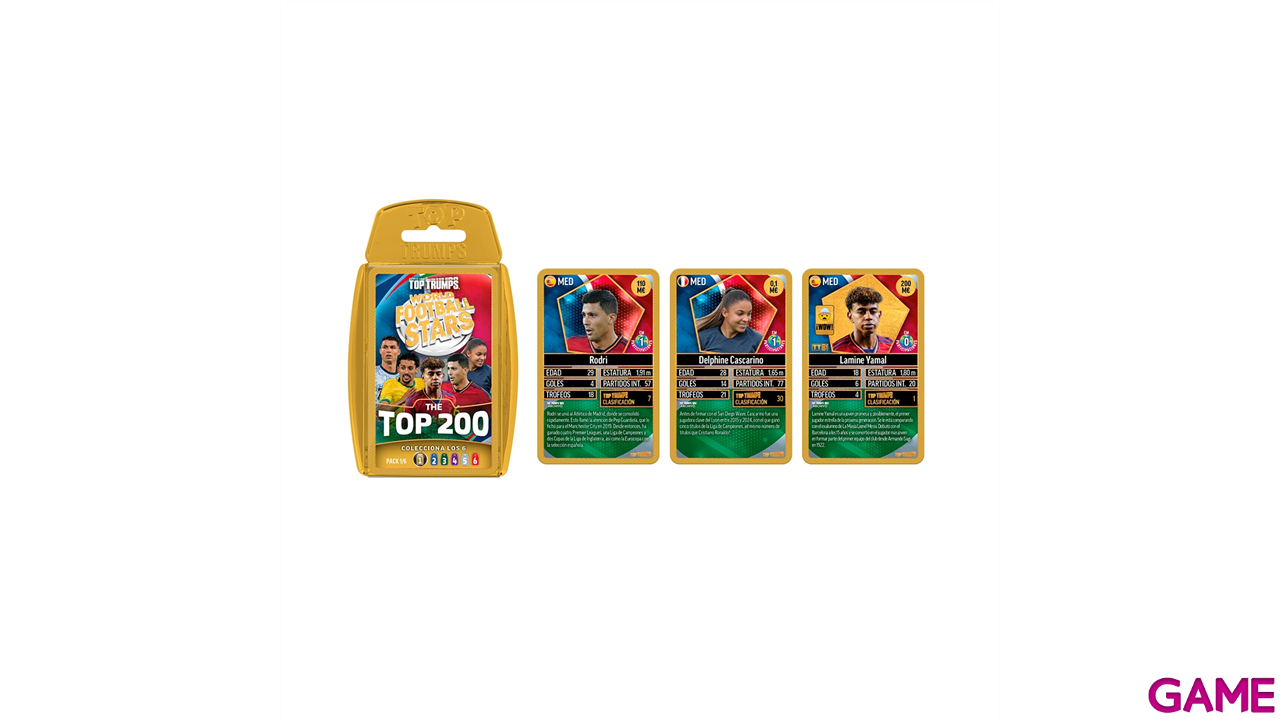 Starter pack de cartas Futbol Mundial - Top 200. Merchandising: GAME.es