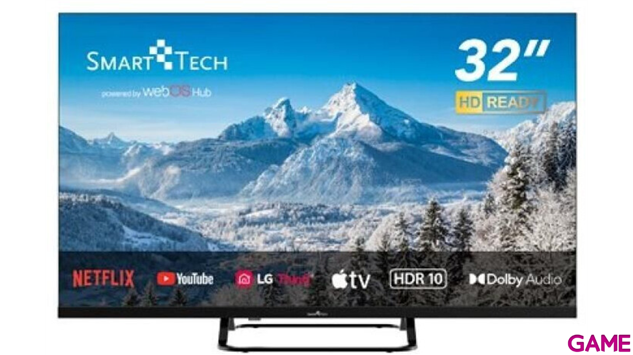 Smart Tech 32QW01V 32´´ - QLED - FHD - Web OS - Televisor. Imagen: GAME.es